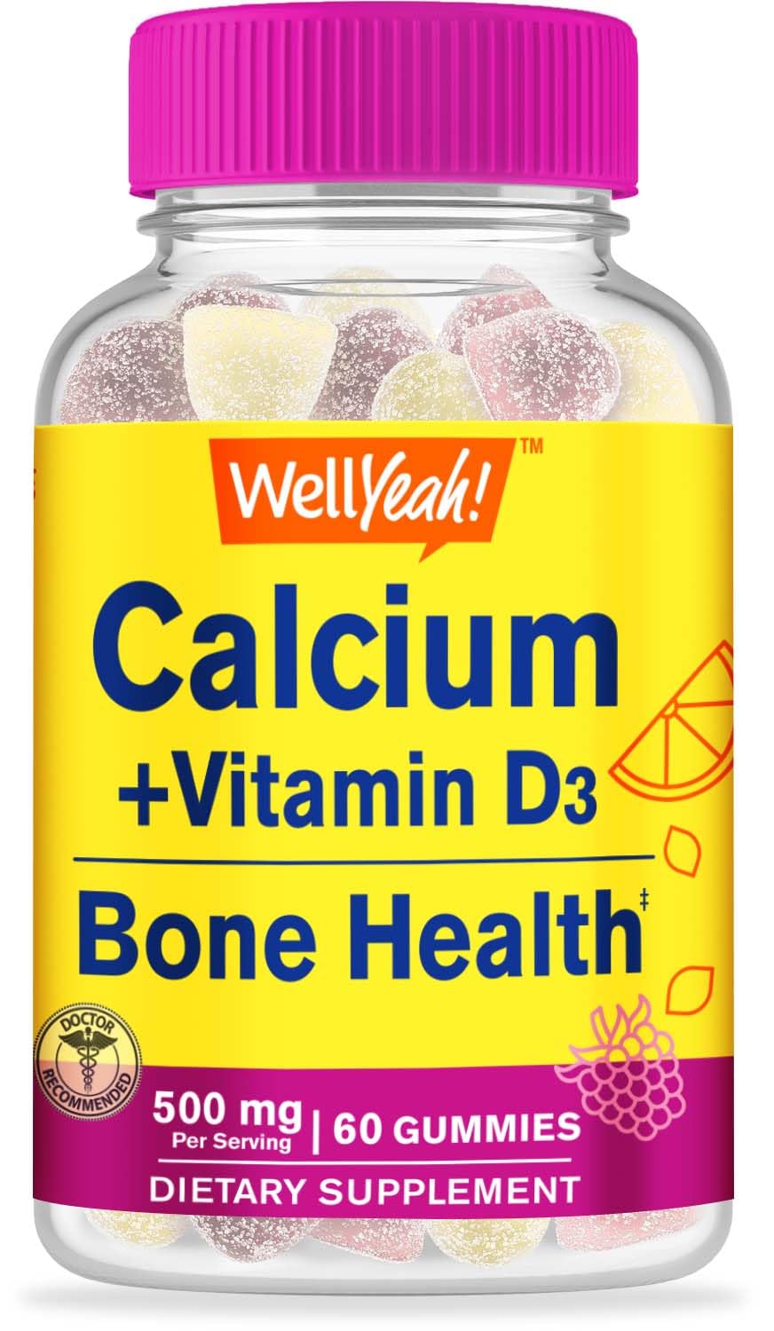 Vitamin D3 gummies for immune support