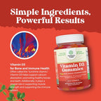 Vitamin D3 gummies for immune support