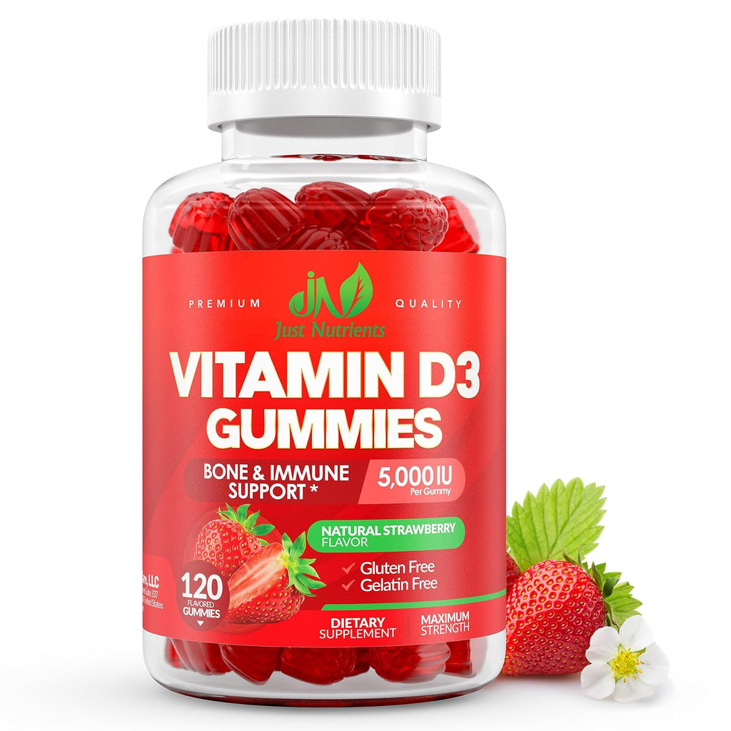 Vitamin D3 gummies for immune support