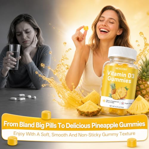 Vitamin D3 gummies for overall wellness