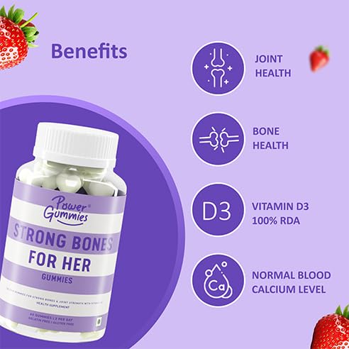 Vitamin D3 gummies for strong bones