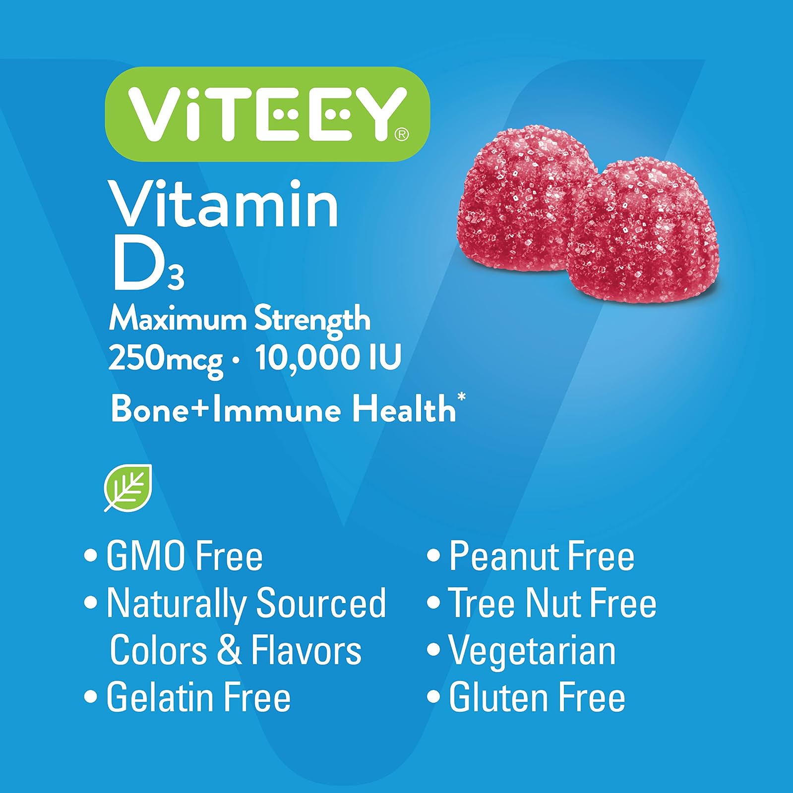 Vitamin D3 gummies with K2 added
