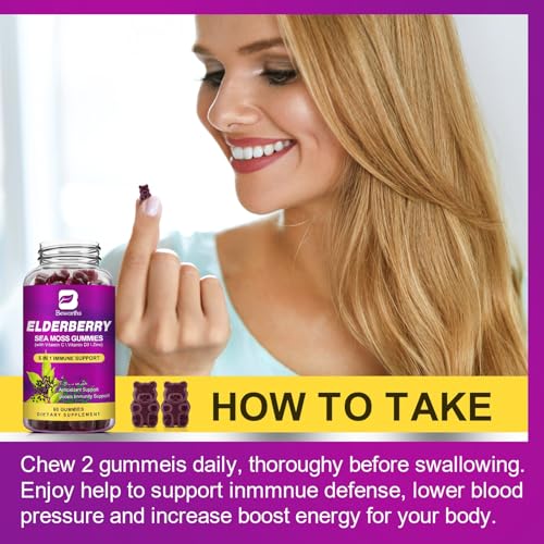vitamin D3 infused elderberry gummies