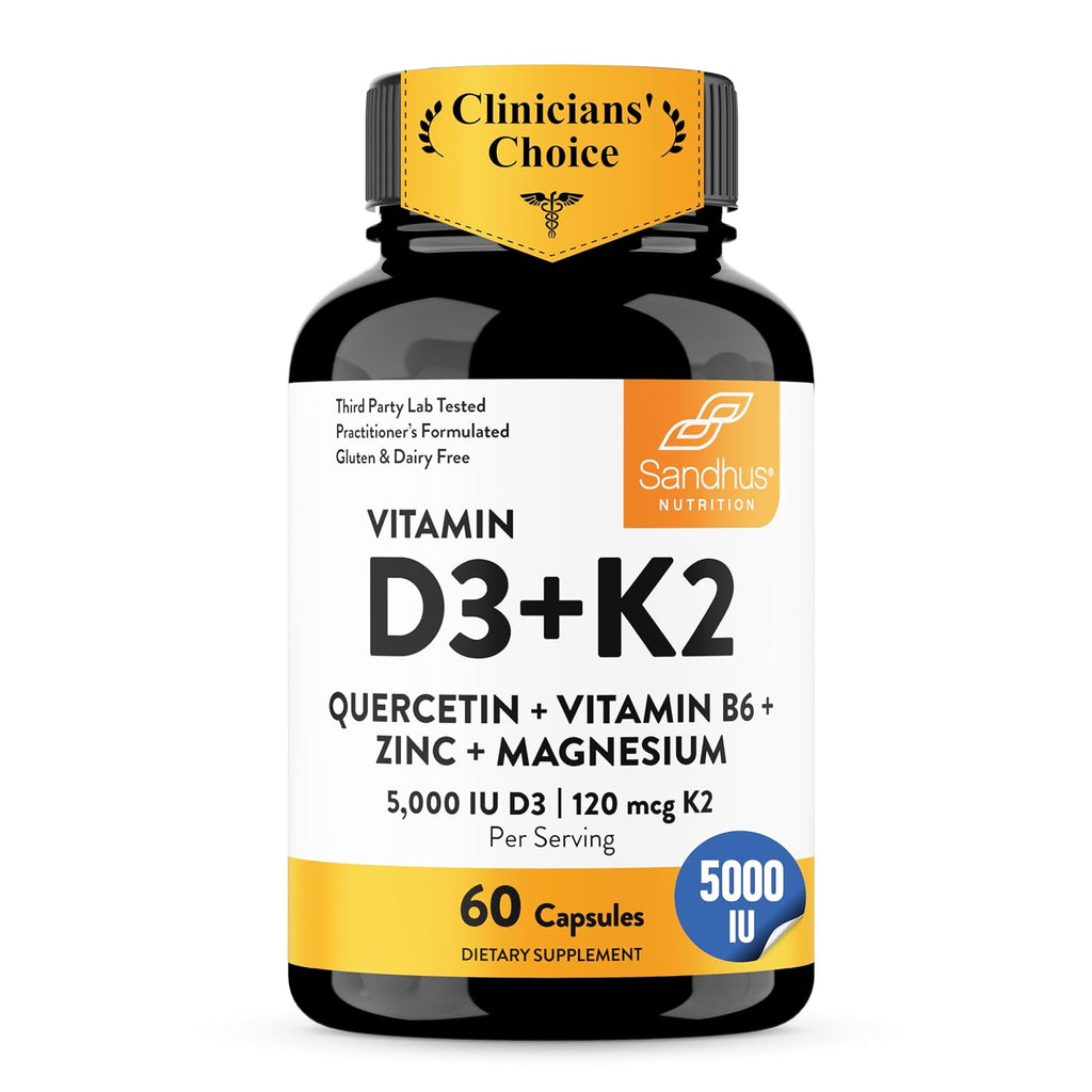 Vitamin D3 K2 5000 IU capsules