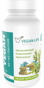 Vitamin D3 K2 calcium supplement