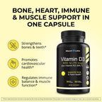 Vitamin D3 K2 capsules for daily wellness