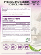 Vitamin D3 K2 capsules for energy