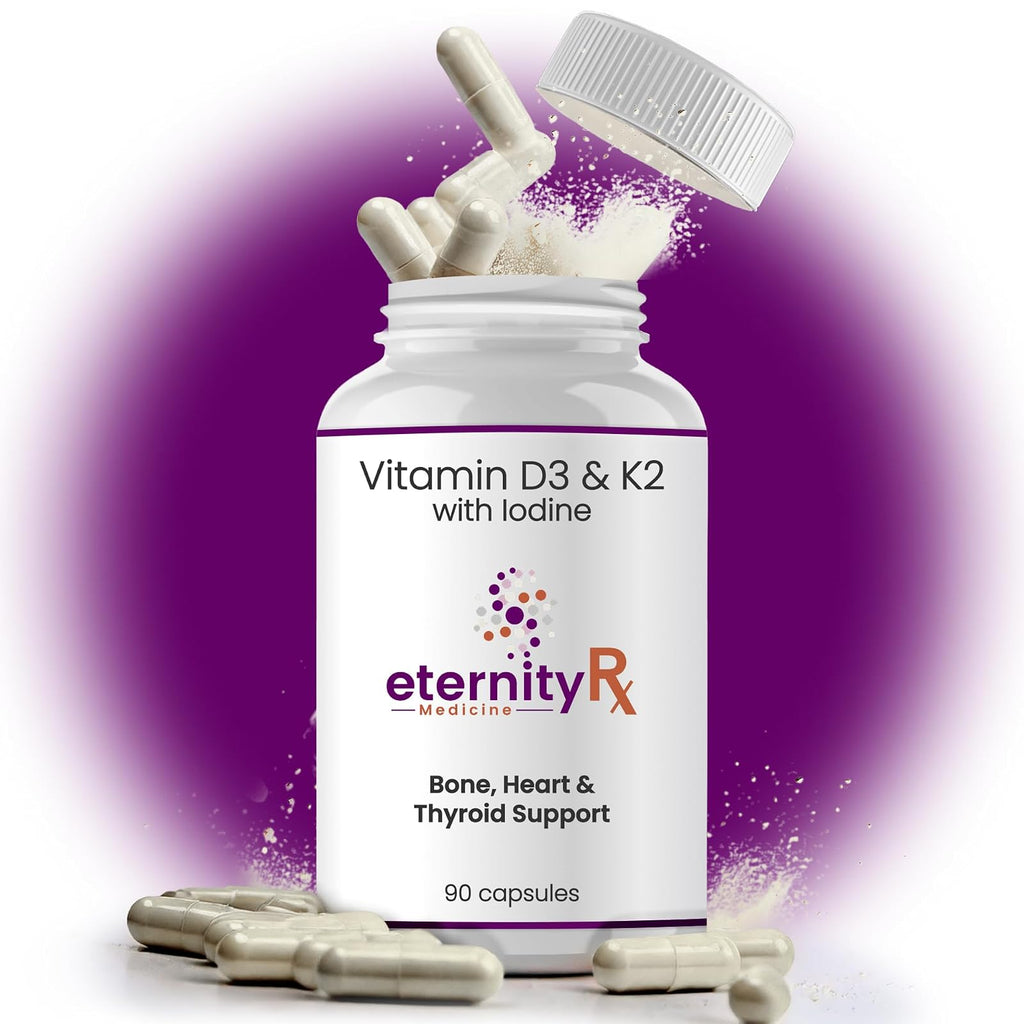 Vitamin D3 K2 capsules for immunity