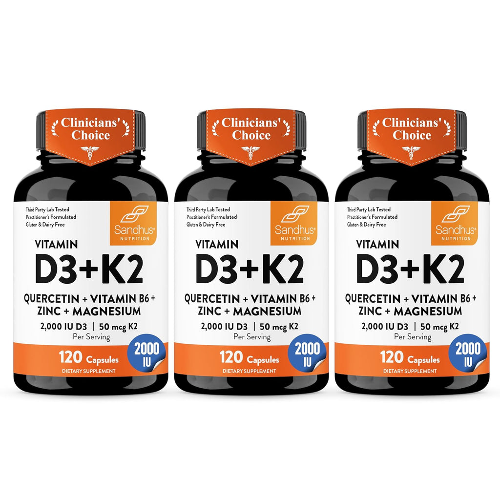 Vitamin D3 K2 capsules for immunity