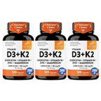 Vitamin D3 K2 capsules for immunity