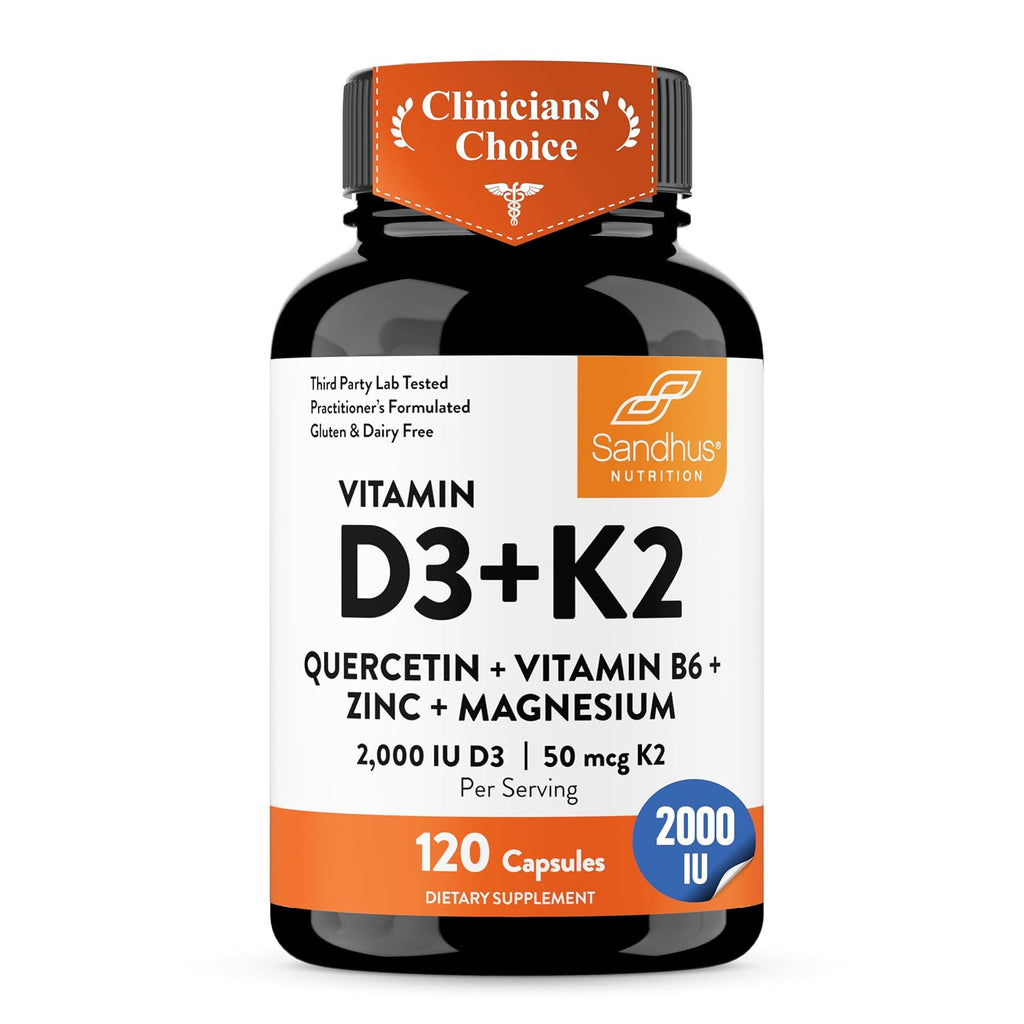 Vitamin D3 K2 capsules for immunity