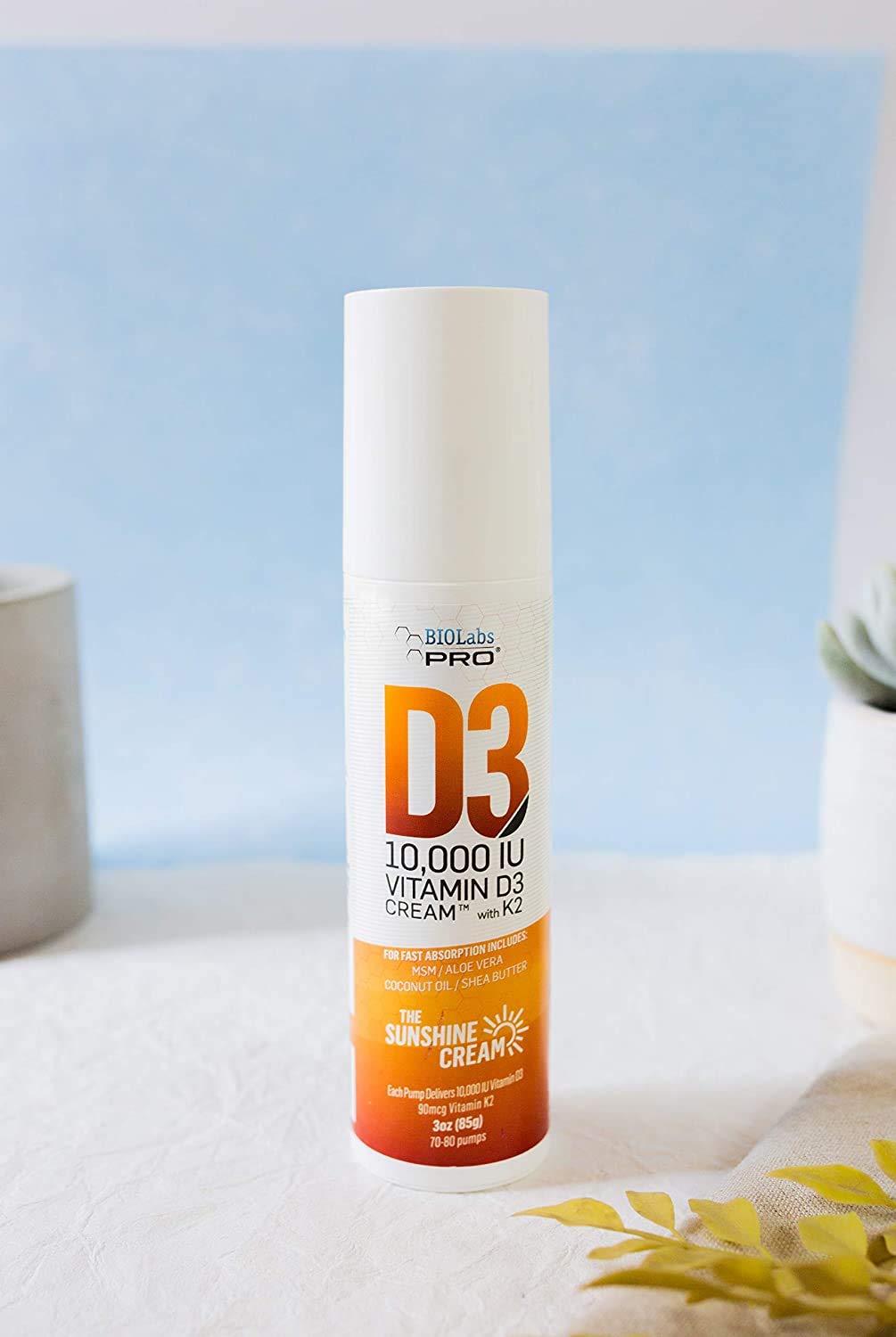 Vitamin D3 K2 cream for overall wellness