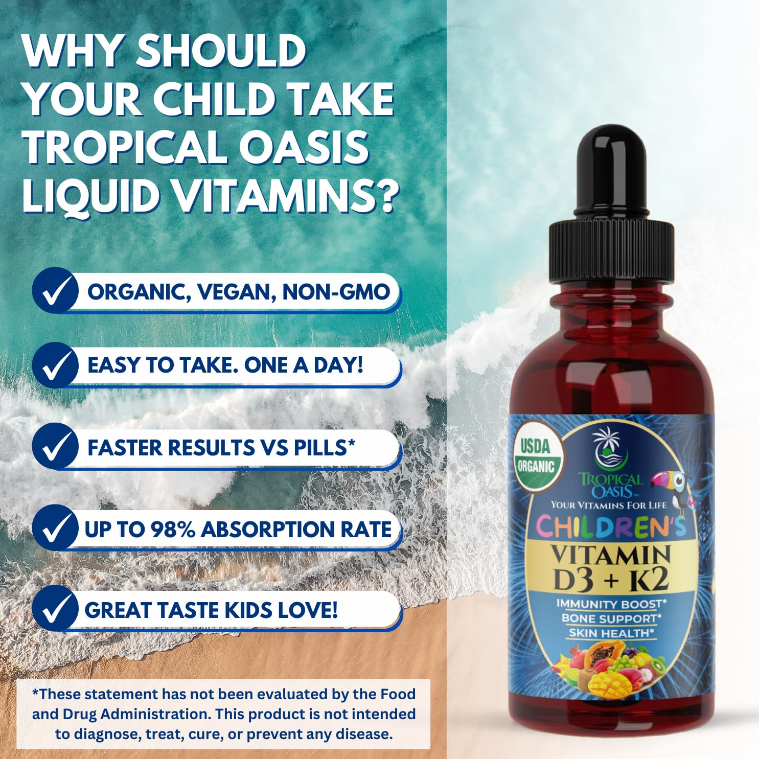 vitamin D3 K2 drops for bone health