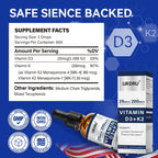 Vitamin D3 K2 drops for bone health