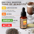 vitamin D3 K2 drops for bone health