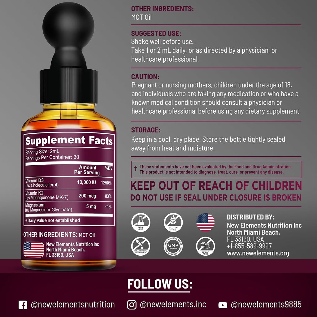 vitamin D3 K2 drops for bones
