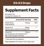Vitamin D3 K2 drops for immunity