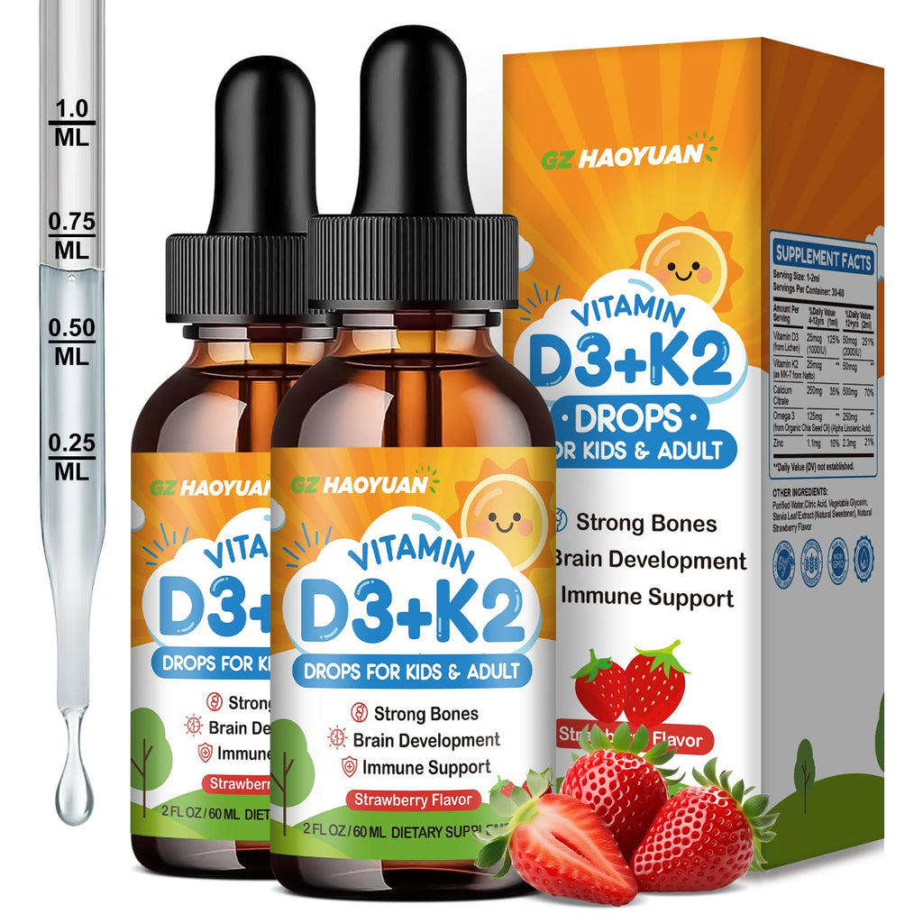 Vitamin D3 K2 drops for kids