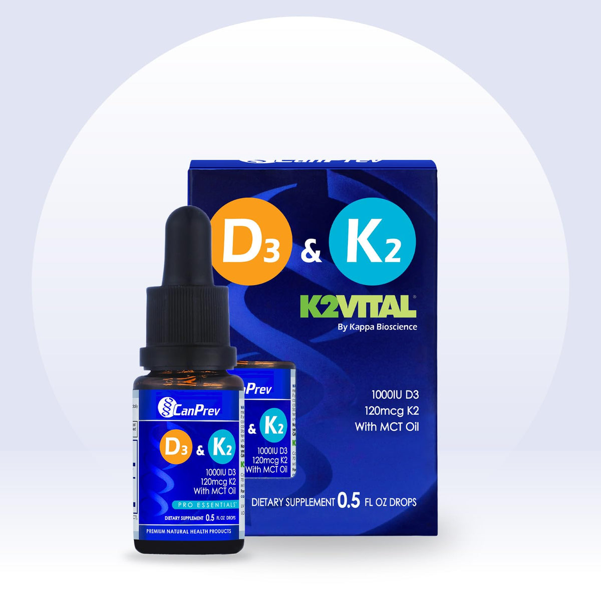 Vitamin D3 K2 drops for overall health