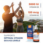 Vitamin D3 K2 drops support immune function