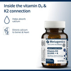 Vitamin D3 K2 for bone health