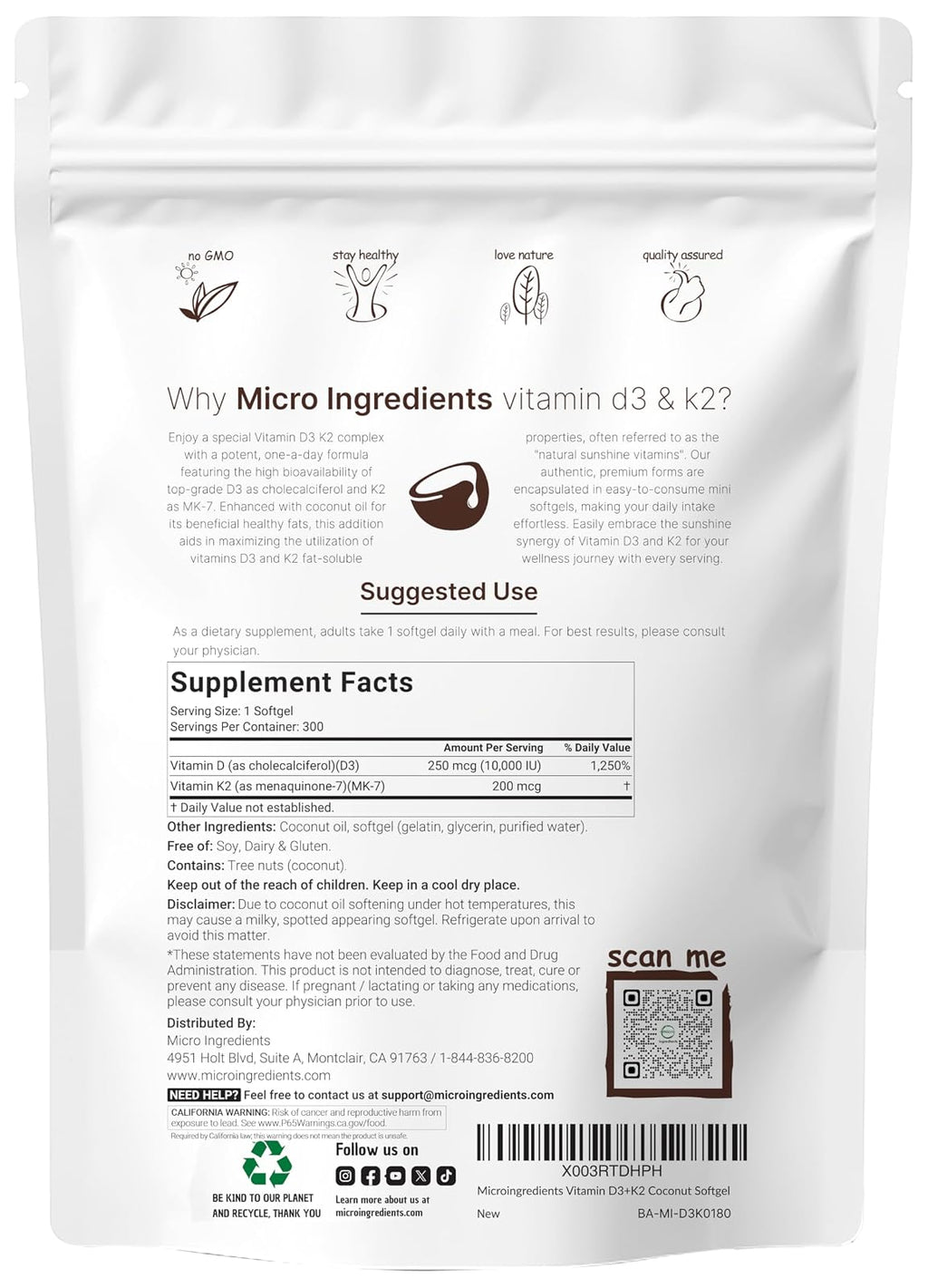 vitamin D3 K2 for bone health