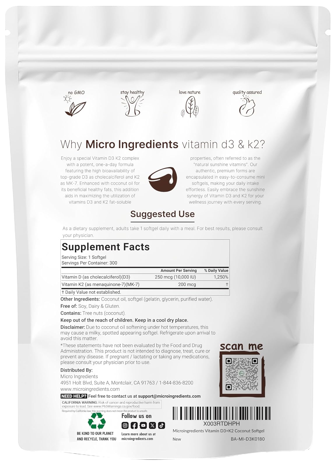 vitamin D3 K2 for bone health