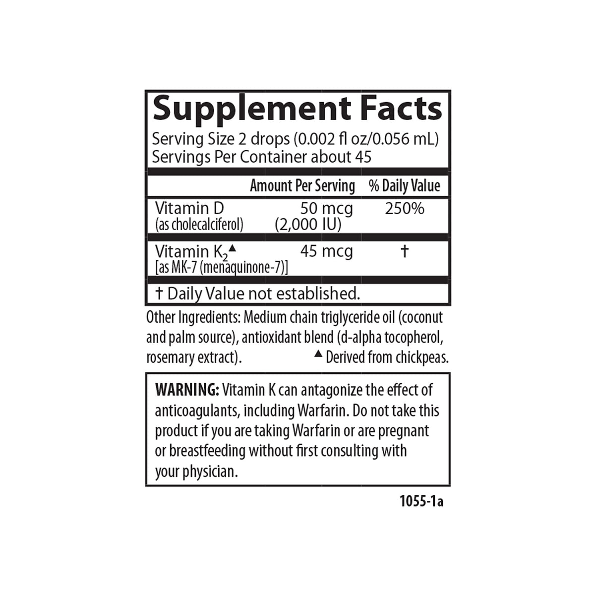 vitamin D3 K2 for bone health