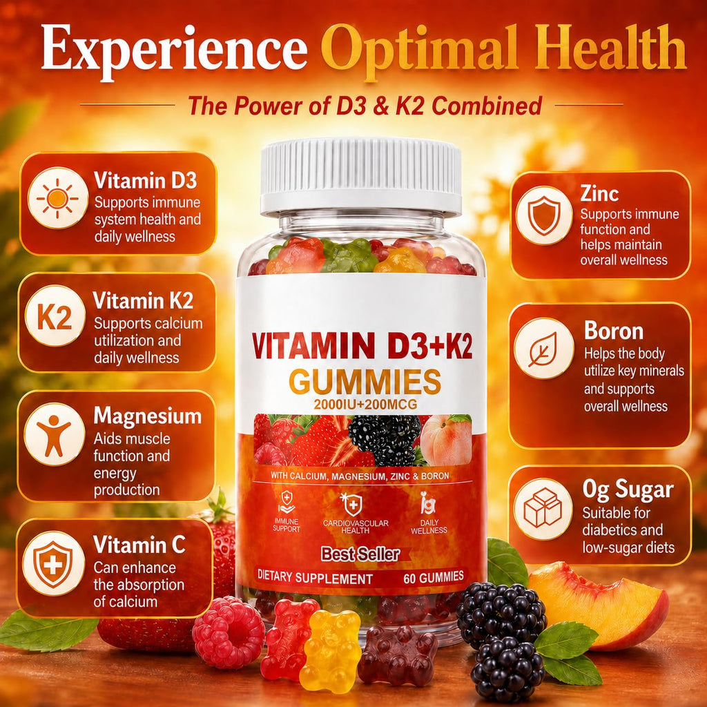 Vitamin D3 K2 for bone health