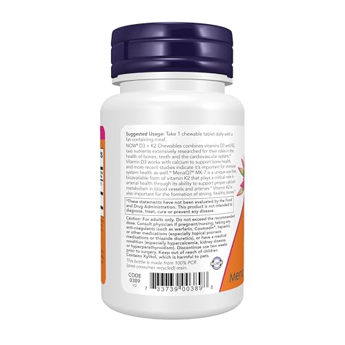 Vitamin D3 K2 for bone health