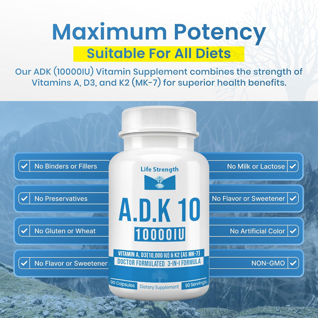 Vitamin D3 K2 for bone health