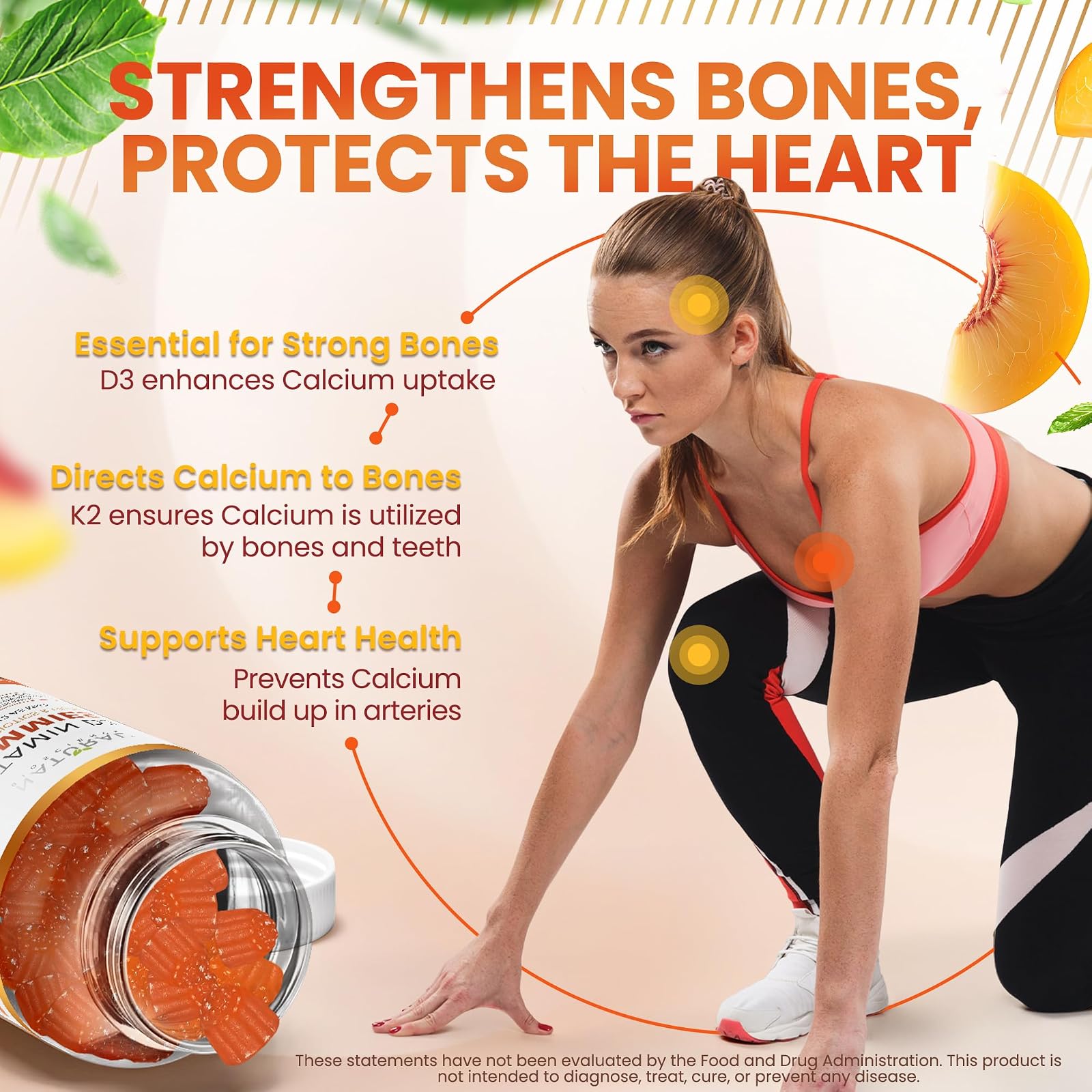 Vitamin D3 K2 for bone health