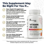 Vitamin D3 K2 for bone health