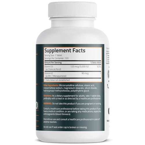 Vitamin D3 K2 for bone health