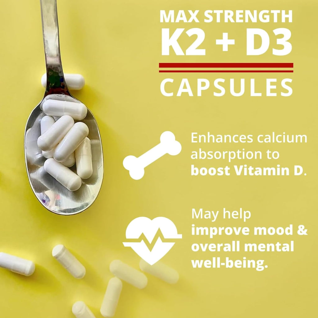 Vitamin D3 K2 for bone health