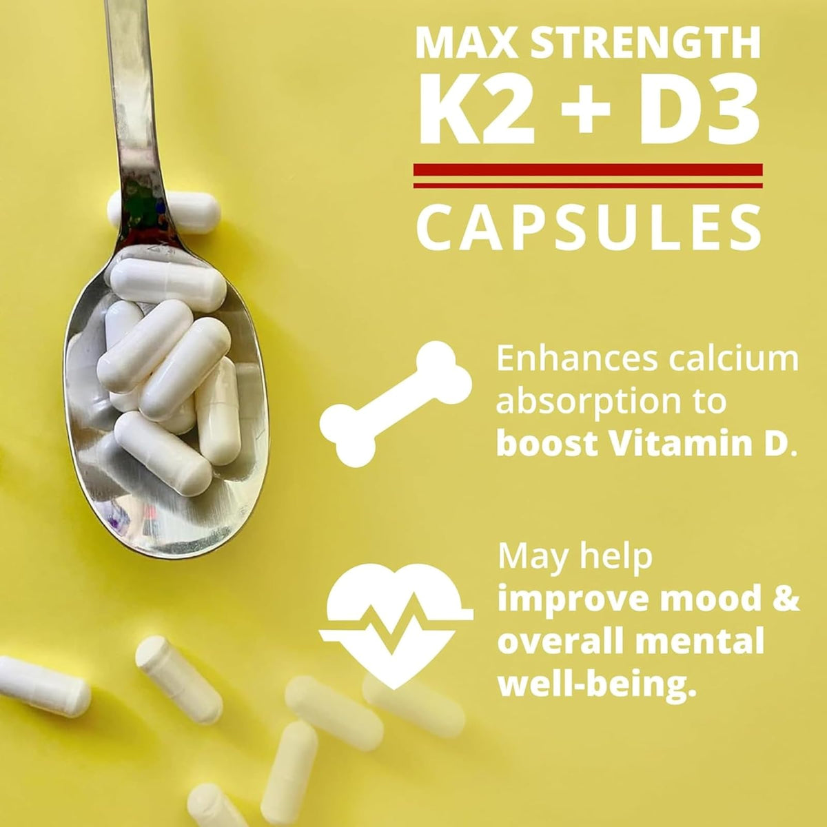 Vitamin D3 K2 for bone health