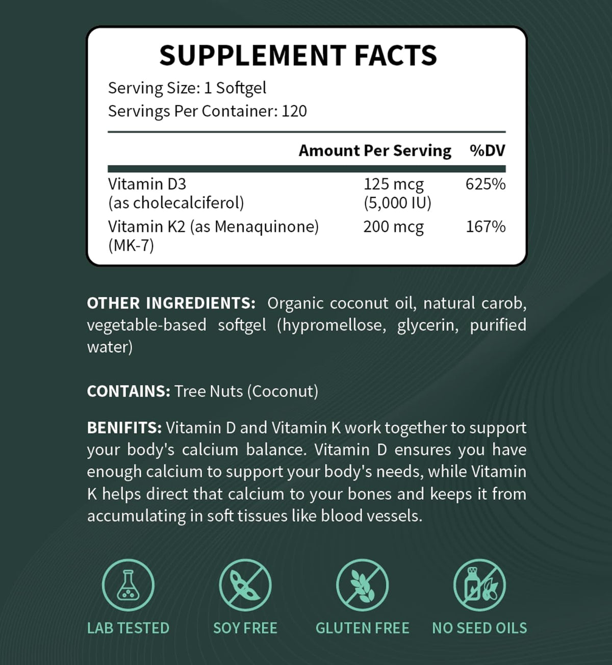 vitamin D3 K2 for bone health