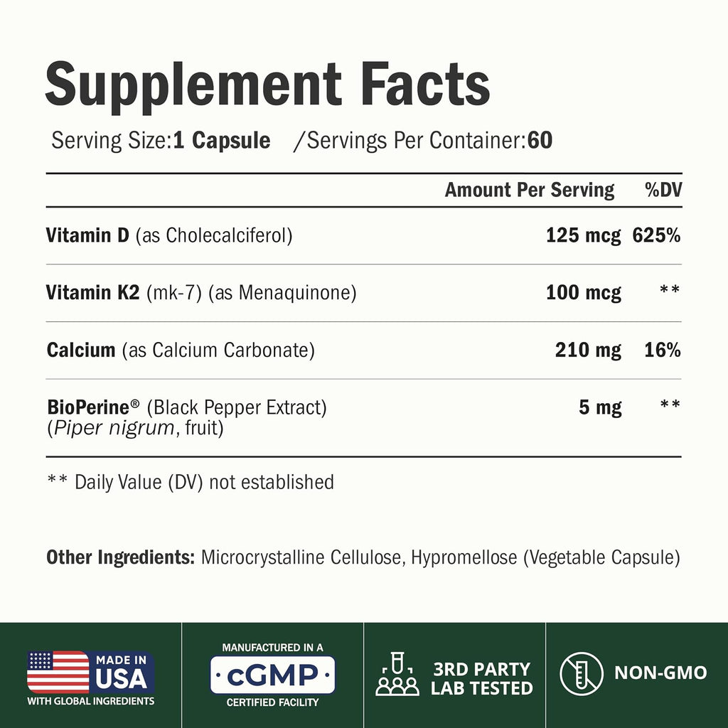 vitamin d3 k2 for bone health