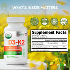 Vitamin D3 K2 for bone health