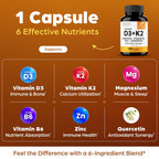 Vitamin D3 K2 for bone health