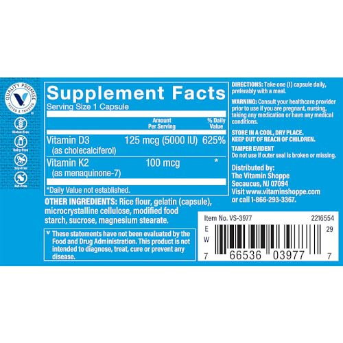vitamin D3 K2 for bone health