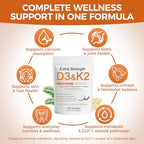 Vitamin D3 K2 for bone health