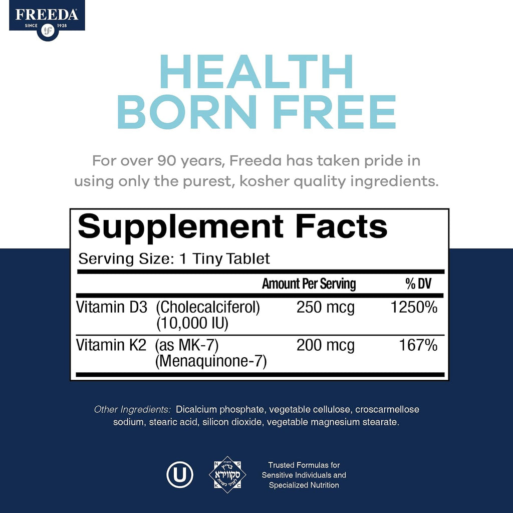 Vitamin D3 K2 for bone strength