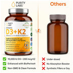 Vitamin D3 K2 for bone strength