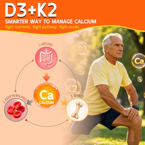 Vitamin D3 K2 for bone support