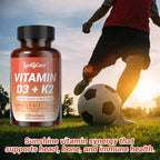 Vitamin D3 K2 for calcium absorption