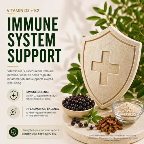 Vitamin D3 K2 for daily wellness