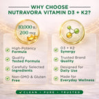 Vitamin D3 K2 for energy boost