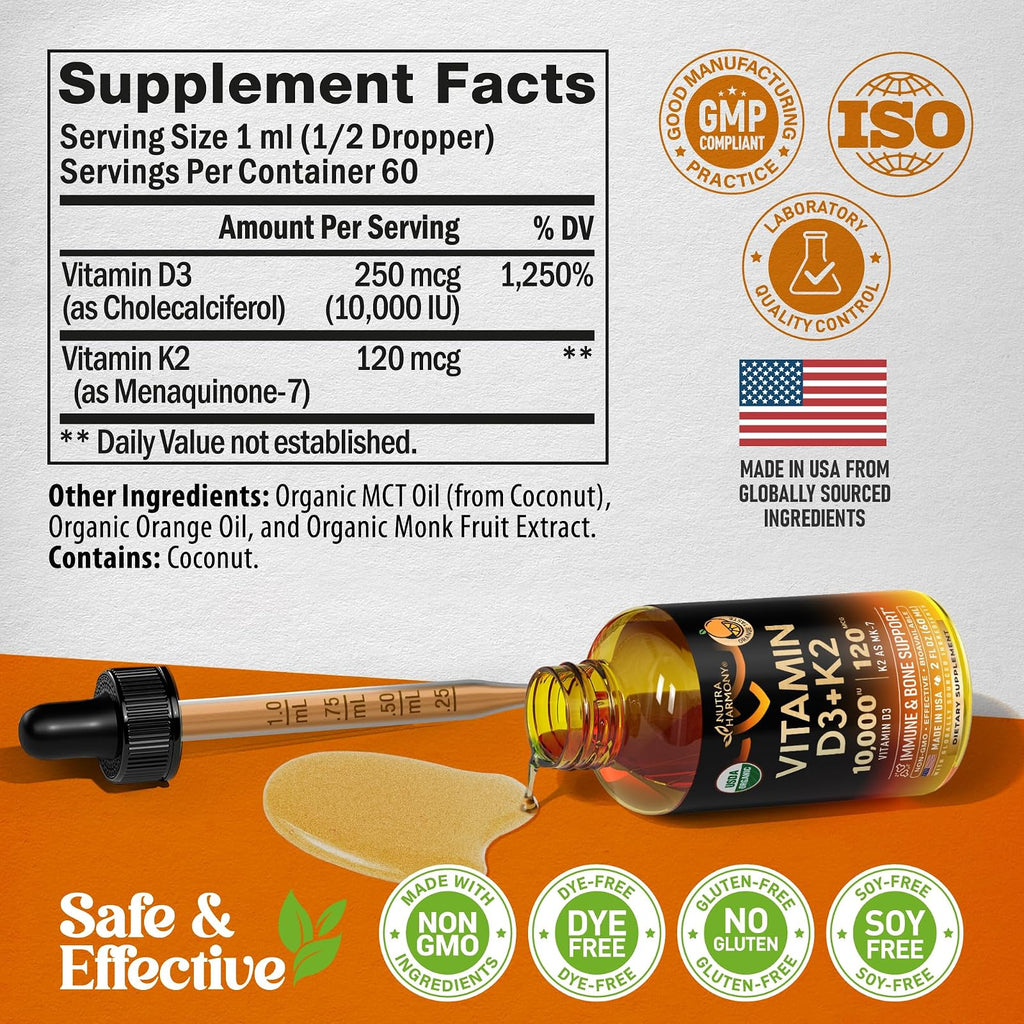 vitamin D3 K2 for energy boost