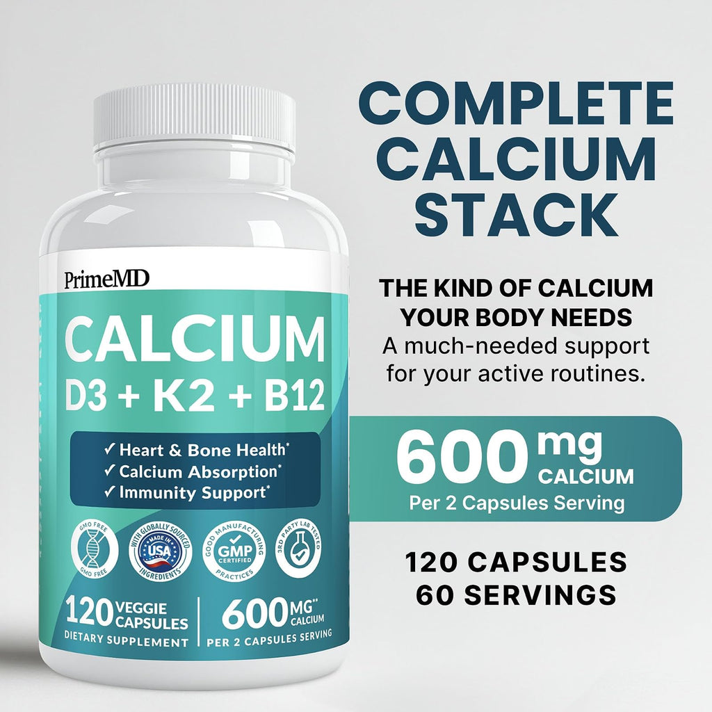 Vitamin D3 K2 for enhanced calcium absorption